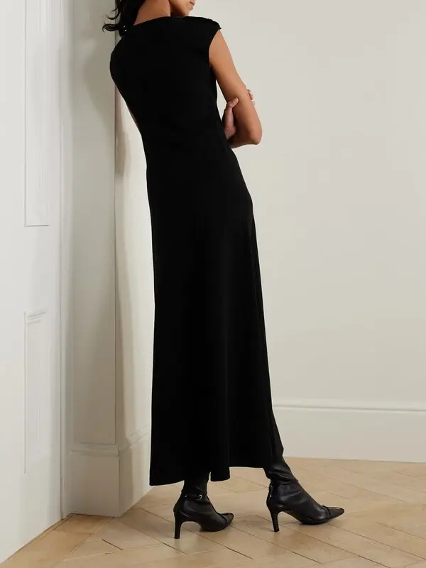 knee length dresses for ladies Camden Geo Button Down Maxi Dress