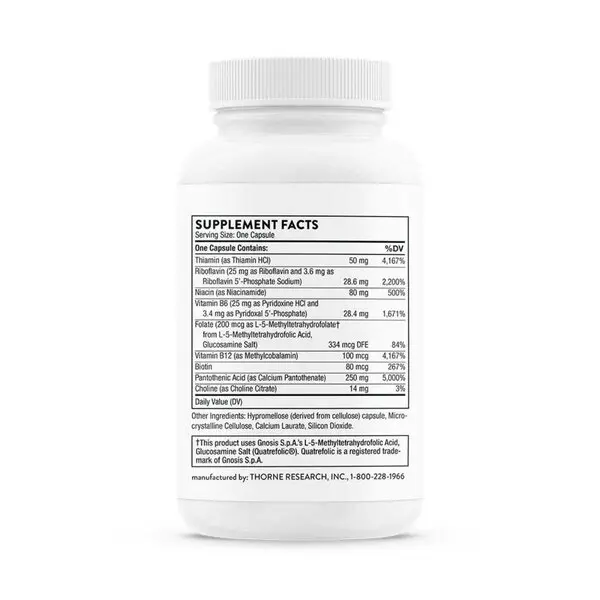 THORNE Stress B-complex 60 Capsules