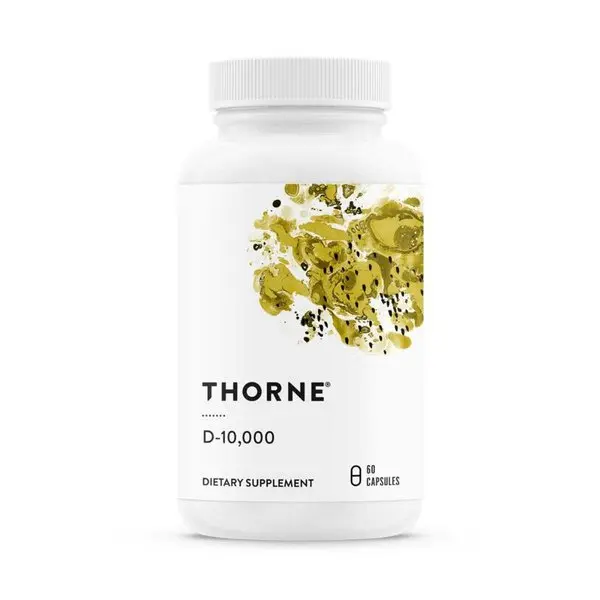 THORNE Vitamin D-10000 60 Capsules - One-color