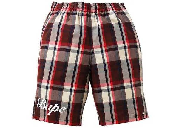 A BATHING APE Check Shorts