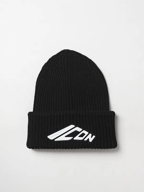 Dsquared2 Ribbed Beanie - Black