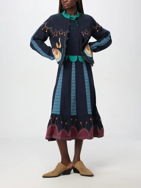 stella nova embroidered dress Embroidery Anglaise Sleeveless Maxi Dress