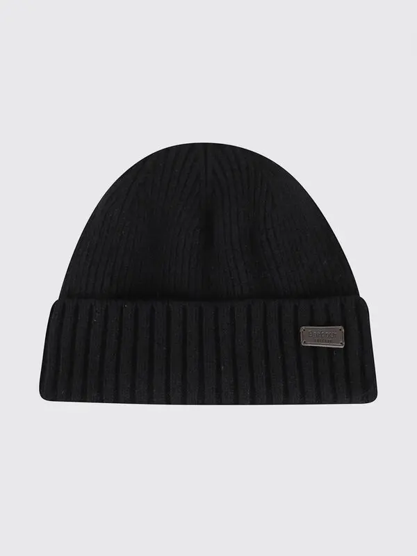 Barbour Ribbed Beanie - Black