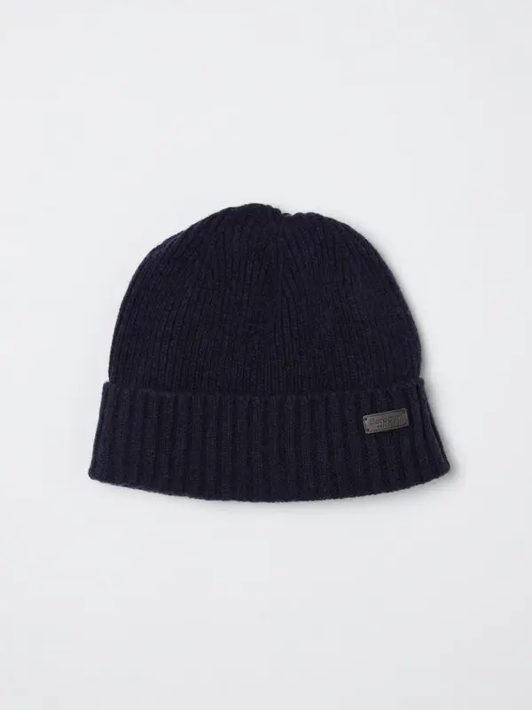 Barbour Ribbed Beanie - Blue