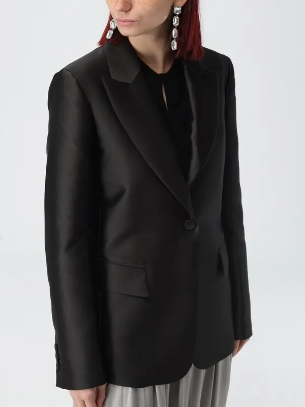Alberta Ferretti Single Breasted Jacket - Black