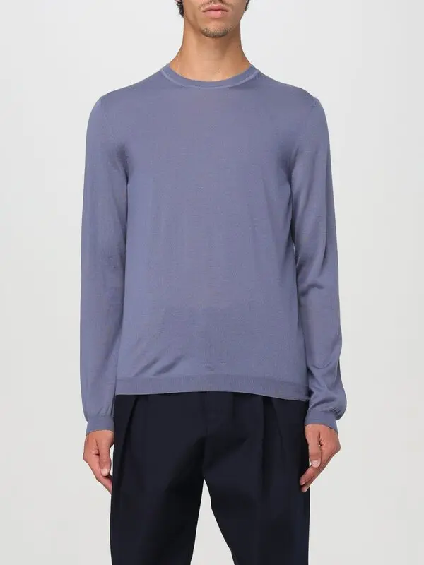 Giorgio Armani Crew Neck Sweater - Grey