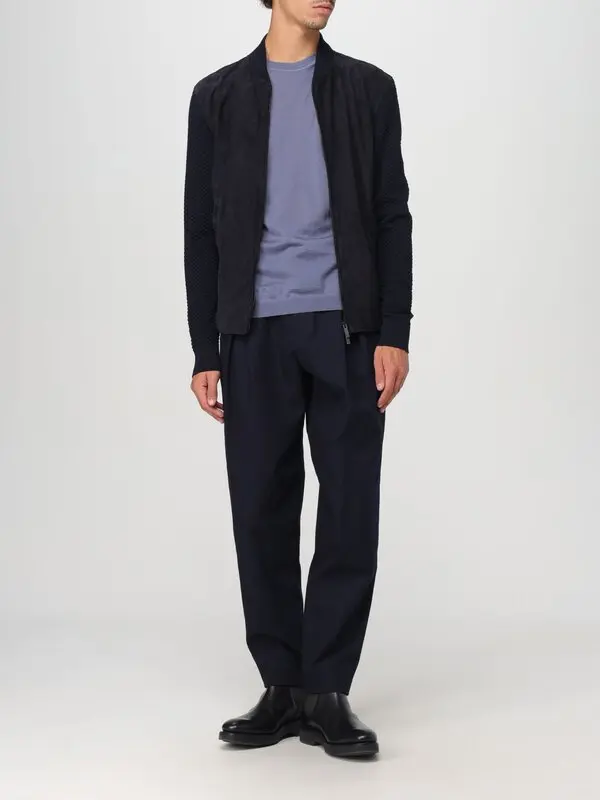 Giorgio Armani Crew Neck Sweater - Grey