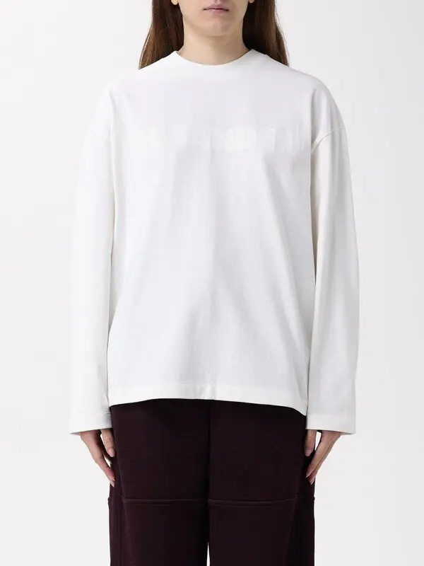 JIL SANDER Long Sleeve T-shirt With Crewneck - White
