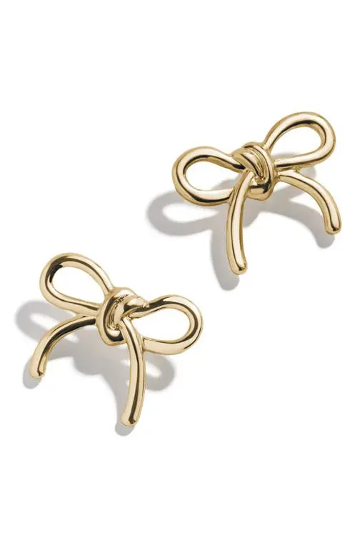 Baublebar Bow Stud Earrings - Gold