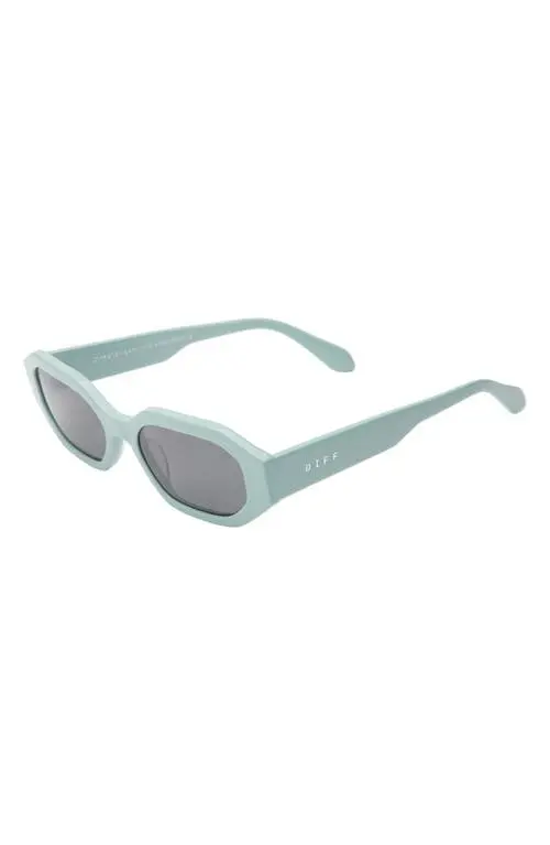 DIFF Eyewear Allegra Polarized Rectangle Sunglasses