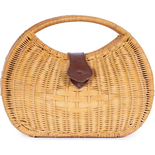 JELAVU Artemis Medium Satchel Bag - Natural