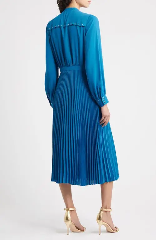 elie tahari a line dress A Line V Neck Royal Blue Satin Long Prom Dress with Slit, V Neck Royal   abcprom
