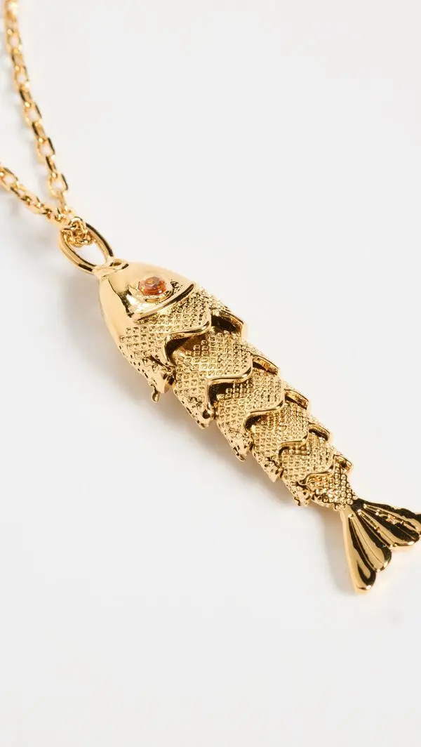 Anni Lu Fish Pendant Necklace
