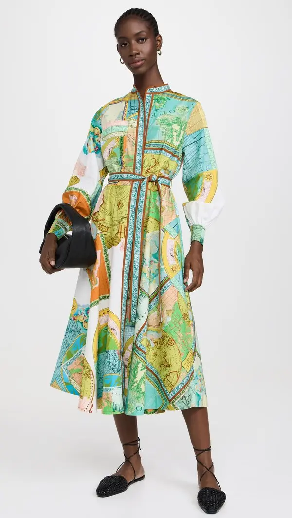 alemais atlas mini dress Alemais Atlas Shirtdress In Multi - 60% Off