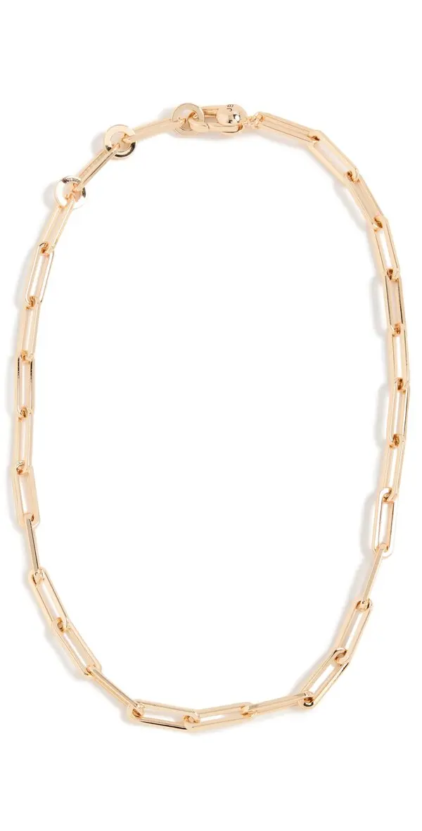 Jenny Bird Andi Slim Chain Necklace - High Polish Gold