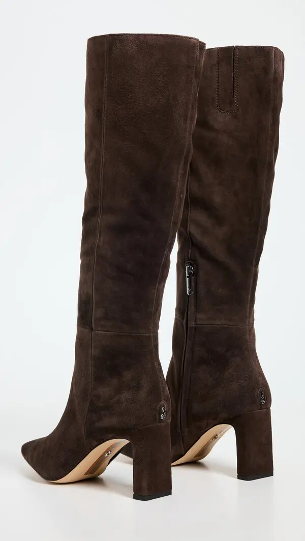 Sam Edelman Sylvia Boots - Chocolate Brown