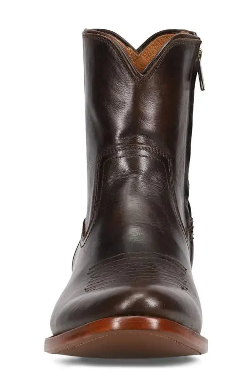 THE FRYE COMPANY Austin Western Leather Boots - Bourbon