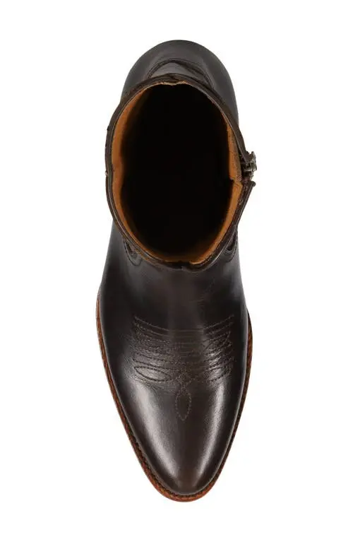 THE FRYE COMPANY Austin Western Leather Boots - Bourbon