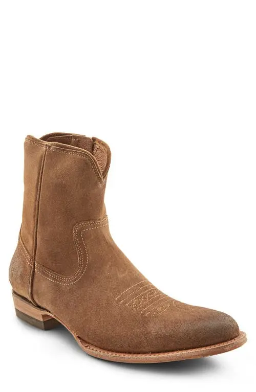 THE FRYE COMPANY Austin Western Leather Boots - Dark Ash