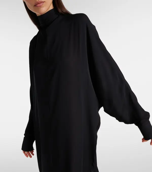 Khaite Lexi Silk Georgette Maxi Dress