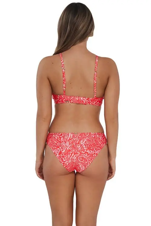 SUNSETS Kauai Keyhole Bikini Top Dd Cup - Geranium