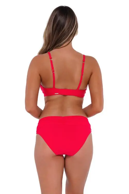 SUNSETS Kauai Keyhole Dd Cup Bikini Top - Geranium