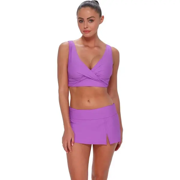 SUNSETS Elsie Bikini Swimsuit Top Dd Cup - Berry Burst