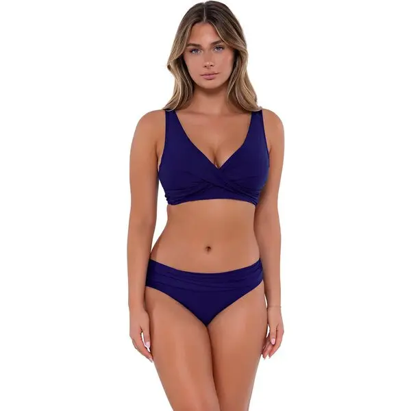 SUNSETS Elsie Top Dd Cup - Indigo