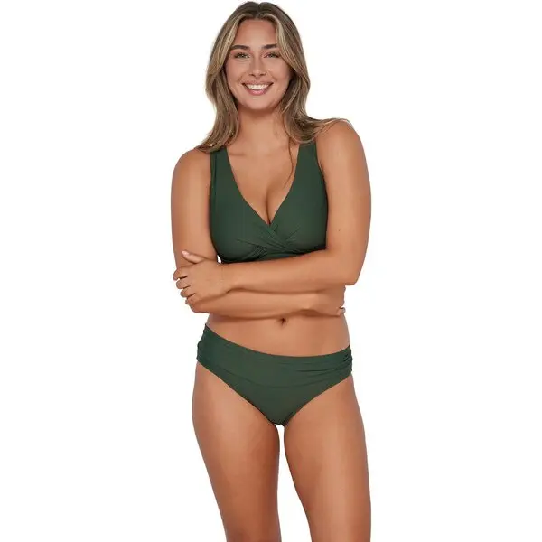 SUNSETS Elsie Dd Cup Bikini Top - Island Green