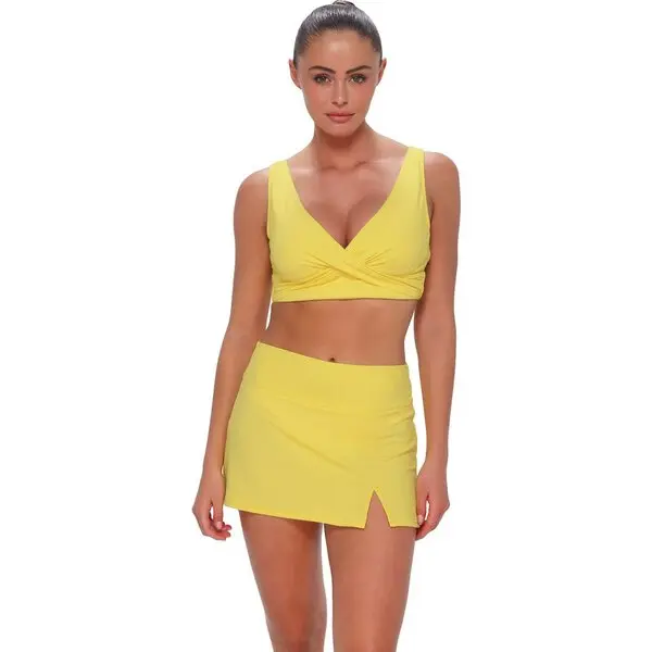 SUNSETS Elsie Bikini Swimsuit Top Dd Cup - Pineapple Crepe