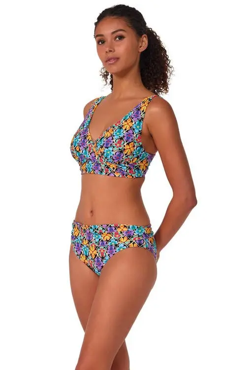SUNSETS Elsie Bikini Swimsuit Top Dd Cup - Trellis Blooms