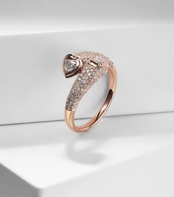 Shay Jewelry Bypass Ring With Diamonds
