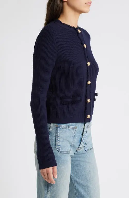 Mango Textured Knit Cardigan