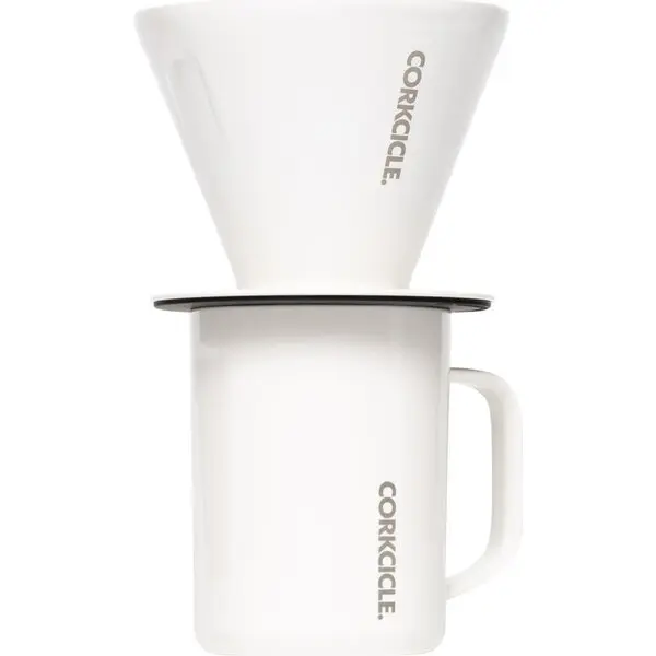 CORKCICLE 16-ounce Pour Over Set - Oatmilk