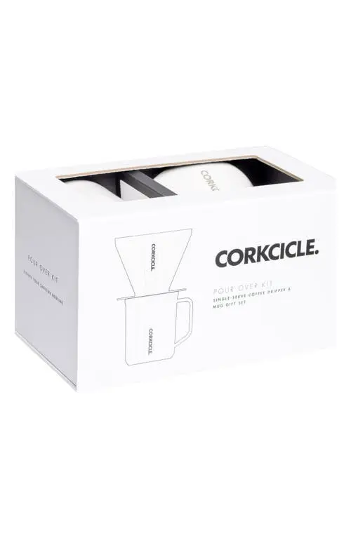 CORKCICLE 16-ounce Pour Over Set - Oatmilk