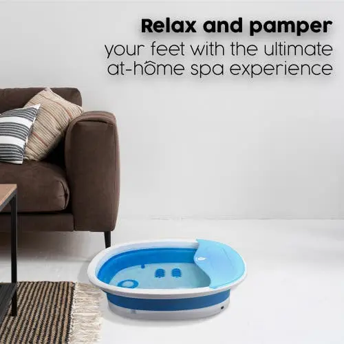 PURSONIC Collapsible Wireless Footbath Spa Massager