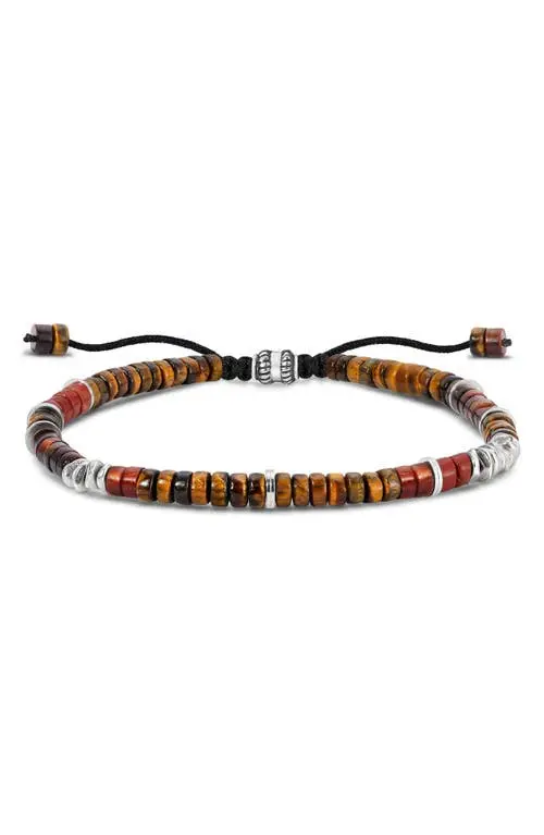 JONAS STUDIO Riverside Beaded Slider Bracelet - Tiger Eye
