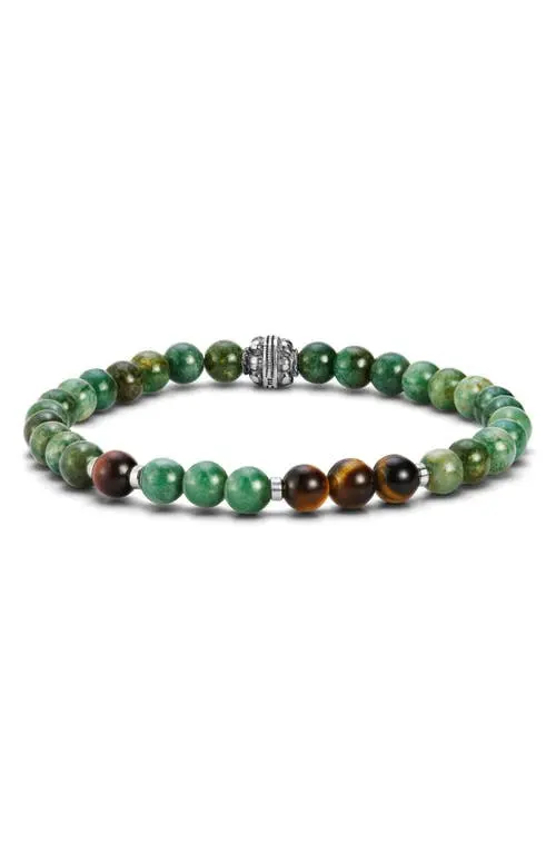 JONAS STUDIO Hideaway Beaded Stretch Bracelet - Green