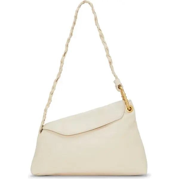 Vince Camuto Blaze Convertible Leather Shoulder Bag - Warm Vanilla