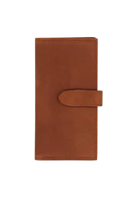 SAREP + ROSE Kenya 8 Compartment Bifold Wallet - Cinnamon Brown