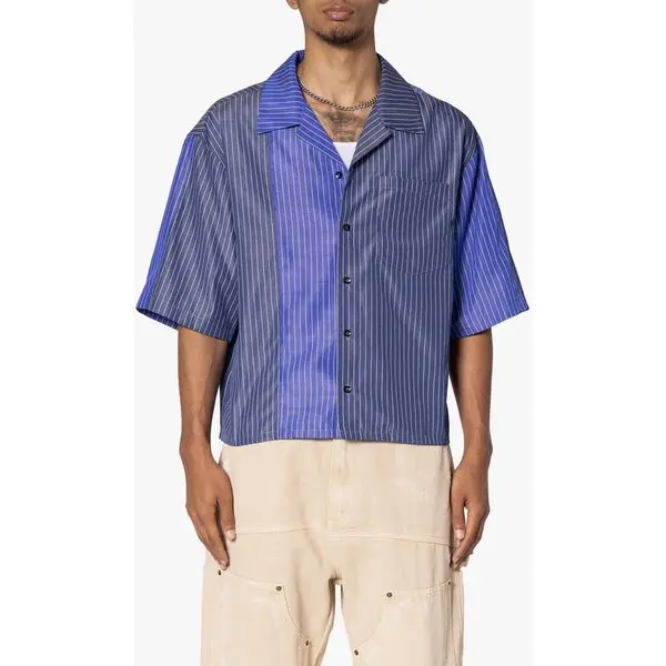Mnml Colorblock Stripe Camp Shirt