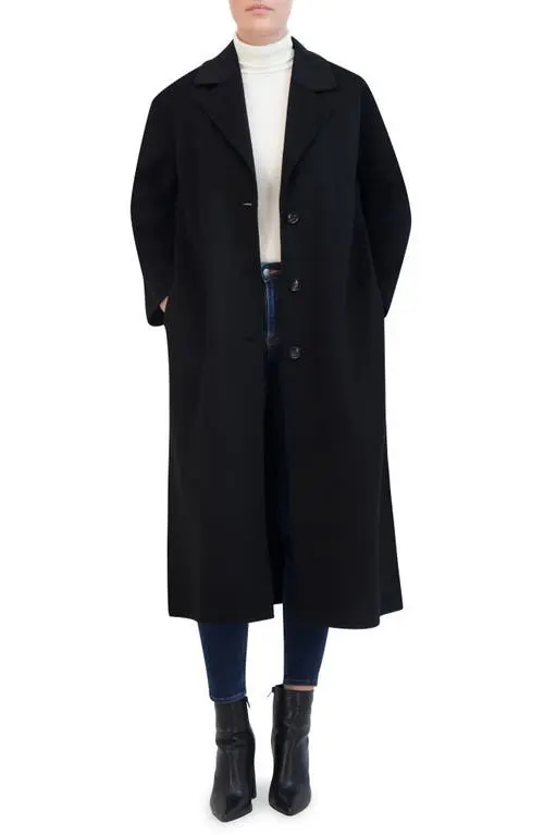 Rebecca Minkoff Relaxed Double Face Coat In Black - 50% Off