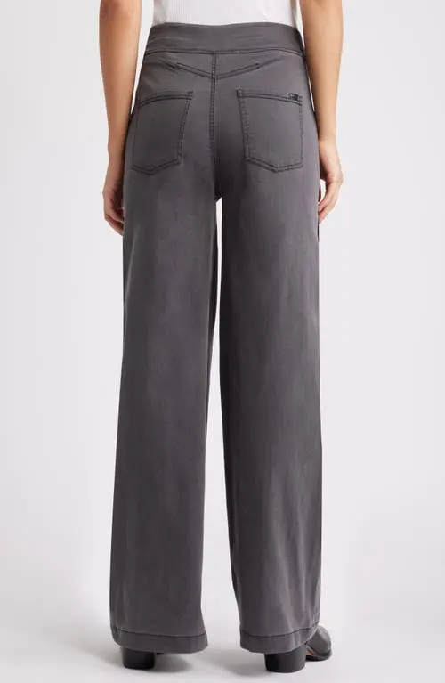 Hue Wide Leg Denim Cargo Pants