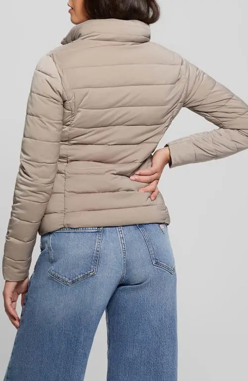 Guess Diann Puffer Jacket - Weathered Grey
