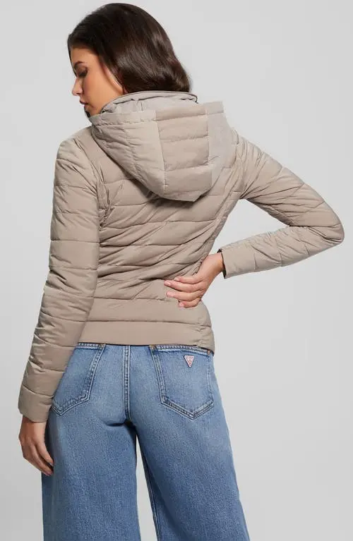 Guess Diann Puffer Jacket - Weathered Grey
