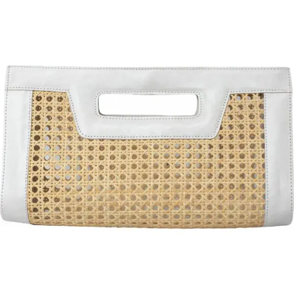 JELAVU Venice Long Clutch Bag - White