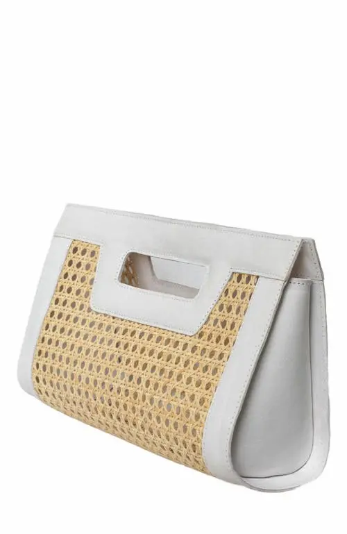 JELAVU Venice Long Clutch Bag - White