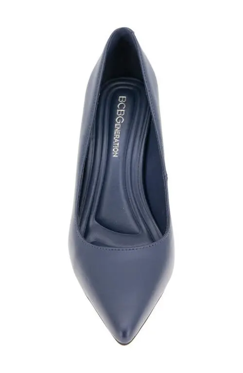 Bcbgmaxazria Bissha Pointed-toe Pumps - Navy