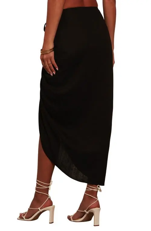 VICI Nicoletta Ruched Midi Skirt