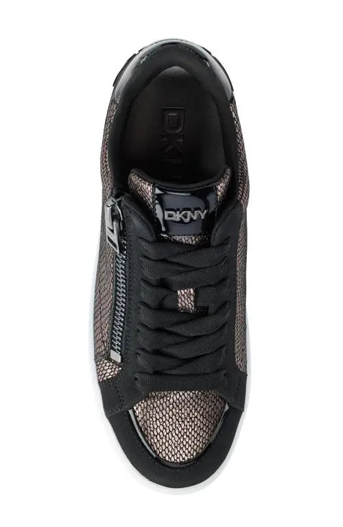 Dkny Mei Sneaker - Pewter/ Black